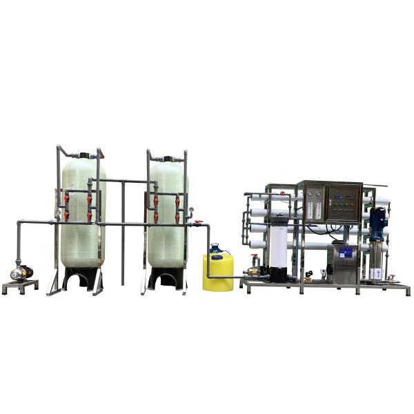 Quality Groundwater Brackish Well Water Treatment System Water Purification Equipment 2000LPH Drinking Water Treatment 3.75KW for sale