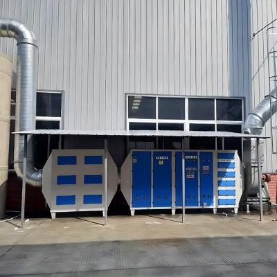 Cina PLC impianti di trattamento dei gas di scarico scatola filtro a secco per la deodorazione industriale e pulizia degli odori in vendita