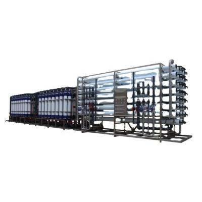 China Anti Corrosion Plastic Connecting Pipe Seawater Desalination Equipment 500-2000L/Hour For Seawater Purification for sale