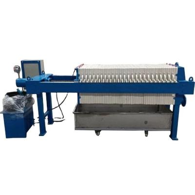 China Manual Operation Sludge Dewatering Filter Press Machine for Solid Liquid Separation for sale