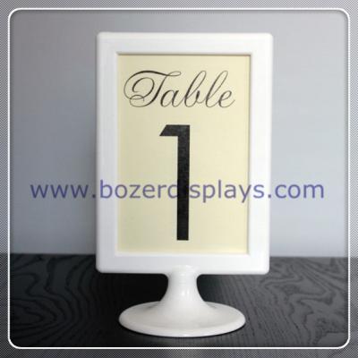 Table Number Sign