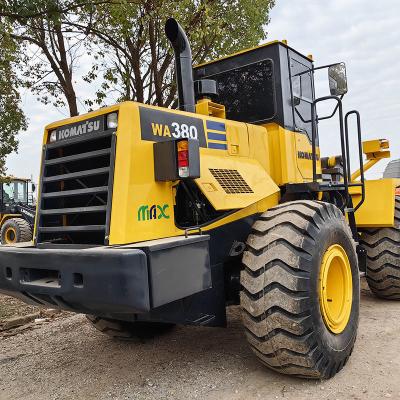 China 2nd Hand Front End Wheel 380 Komatsu Loader 16 Ton Hydraulic for sale