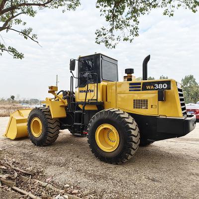 China 2nd Hand Front End Wheel 380 Komatsu Loader 16 Ton Hydraulic for sale