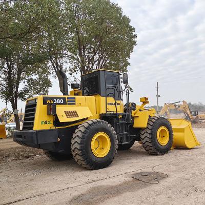 China 2nd Hand Front End Wheel 380 Komatsu Loader 16 Ton Hydraulic for sale
