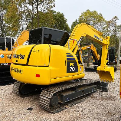 Cina Usato Komatsu PC70 Escavatori idraulici da 7 tonnellate Usato Komatsu Mezzo Scavatore in vendita