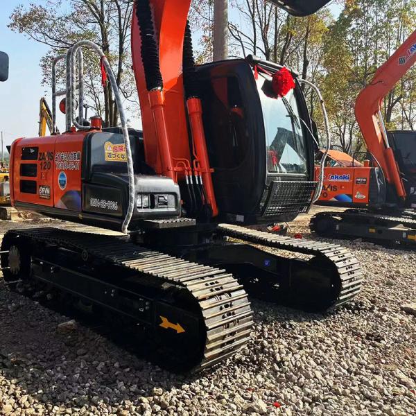 Quality Japanese ZX120 Hitachi Heavy Equipment 2nd Hand Earth Mover Excavator for sale