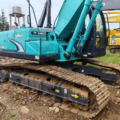 China SK200-8 Used Kobelco Excavators Digger 20 Ton Tracked Earth Moving Machine for sale