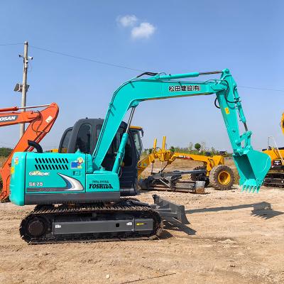 China Excavadora Kobelco 75 de segunda mano Mini Excavadora de propiedad previa en venta