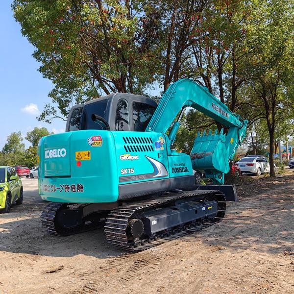 Quality 2nd Hand Kobelco 75 Excavator Used Mini Excavator for sale