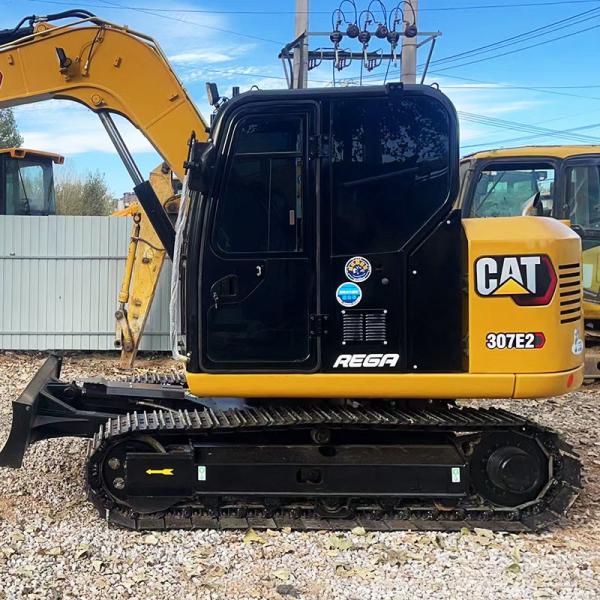 Quality 2020 2nd Hand Diggers Repossessed Mini Excavators Caterpillar 307e2 7ton for sale