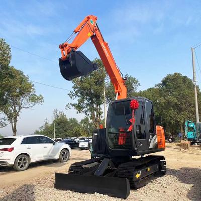 China Excavadoras mini usadas 7T Hitachi Zx70 retroexcavadora de alta potencia en venta
