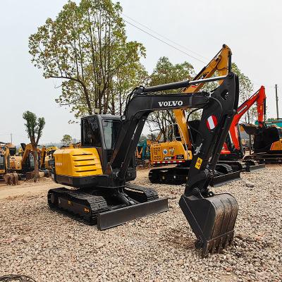 China Compacto Mini Excavadoras usadas Volvo EC60D rastreado Crawler 6000kg en venta