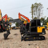 China Compact Mini Used Volvo Excavators EC60D Second Hand Tracked Crawler 6000kg for sale