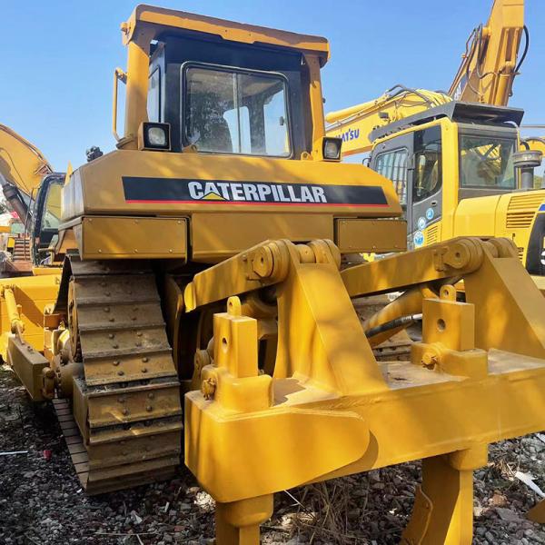 Quality Caterpillar Cat D6H Used Bulldozer Crawler Machine High Performance for sale