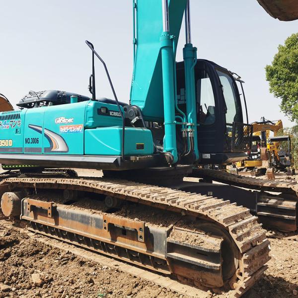 Quality Sk350 Used Kobelco Excavators Heavy Backhoe Equipment 35T for sale