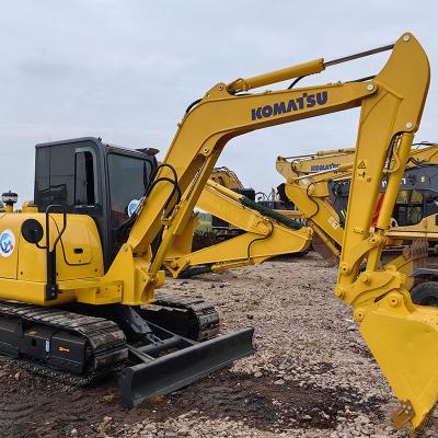 China 5T Excavadoras Komatsu pequeñas de rastreo usadas PC56-7 en venta