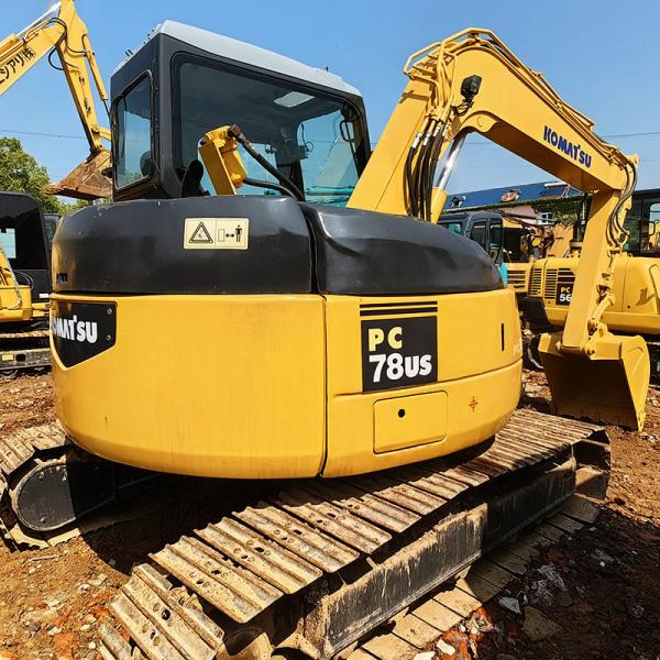 Quality 2021 Used Komatsu Excavators PC78us Earthwork 7Ton Hydraulic Crawler for sale