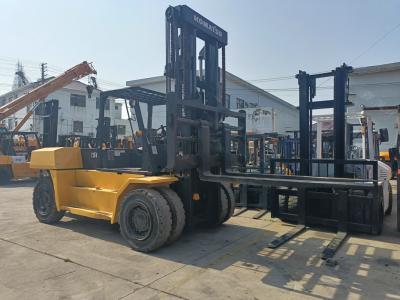 Cina Giapponese 15 tonnellate Usato carrello elevatore Komatsu FD150 Motore diesel idraulico tracciato in vendita