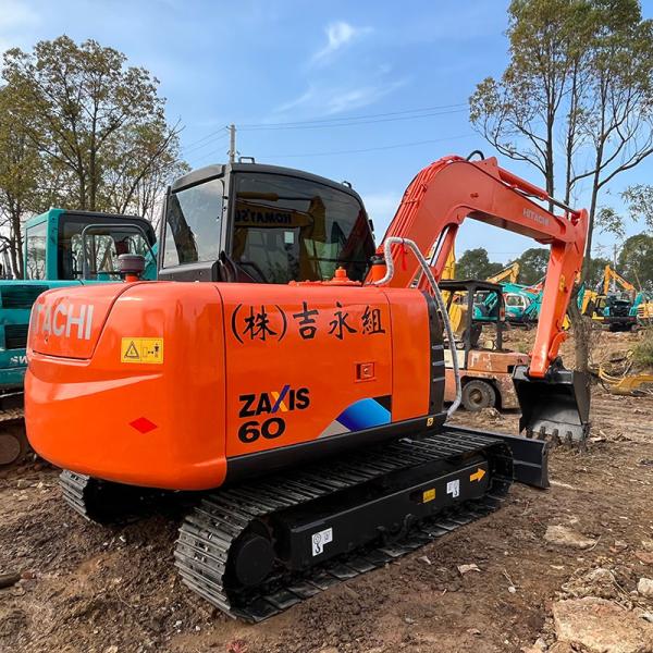 Quality 6T Mini Used Used Hitachi Excavators Second Hand Zx60-5G for sale