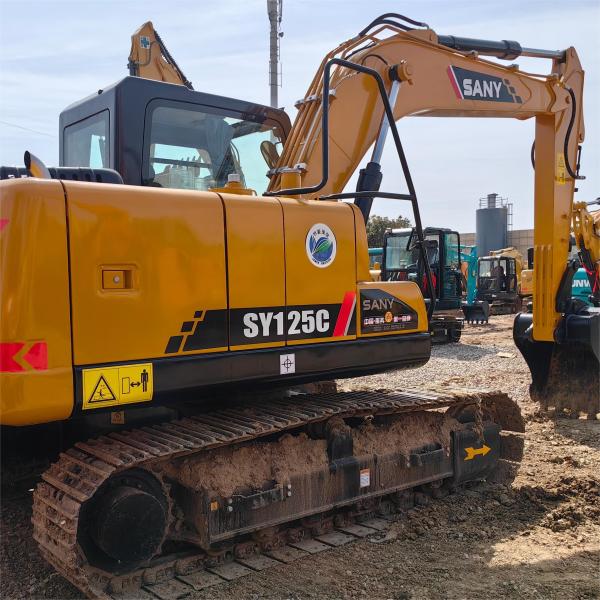 Quality Full Hydraulic Used Sany Excavators Sy125 Earthmoving Equipment Trader for sale