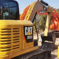 China Well-Maintained Used Cat 305.5E Excavator 5Ton Mini Backhoe Digging for sale