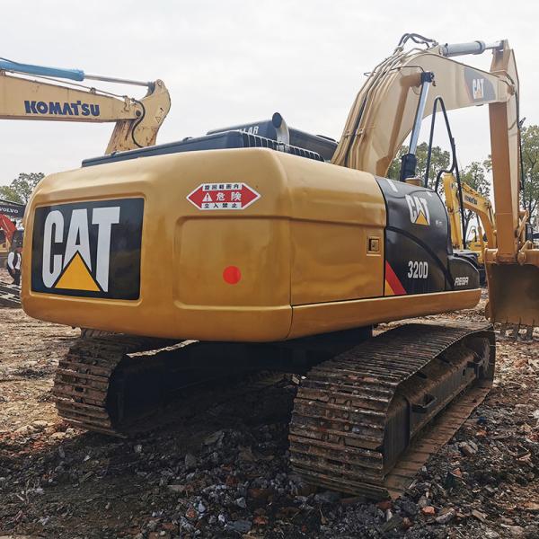 Quality High Bucket Digger Used 20Ton CAT 320D Earth-Moving Excavator Track for sale