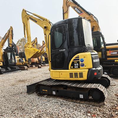 Japan Original Paint Used Farm Machinery Pc55 Komatsu Mini Excavator 28.5Kw