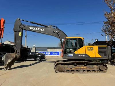 China 20 Tonnen Gebrauchtbagger Volvo Ec200 Maschine mit Eimer-Kapazität 0,85 m3 zu verkaufen