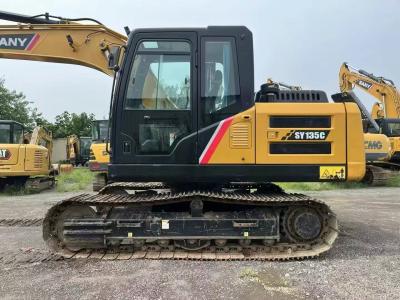 China 13ton Middle Duty Used Sany Backhoe Excavators Sy135 Crawler Machinery for sale