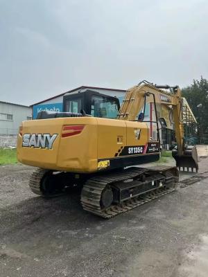 China 13ton Middle Duty Used Sany Backhoe Excavators Sy135 Crawler Machinery for sale
