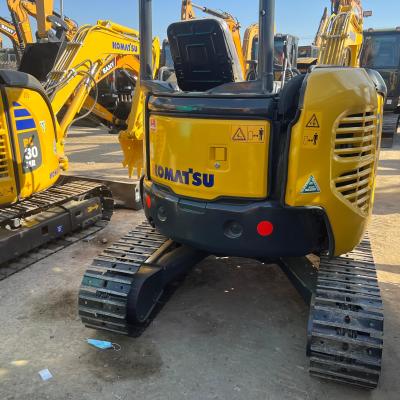 Cina Marca originale Usata Komatsu PC30 Mini Escavatore 3 Tone Scavatore per giardino in vendita