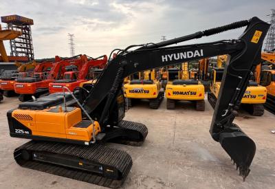 Cina Marca originale Hyundai 225-9 Escavatori usati 22,5 tonnellate Macchine pesanti in vendita