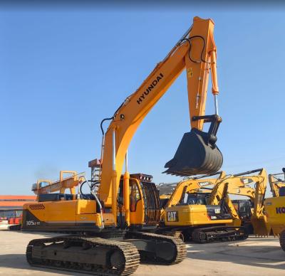 Cina 2023 Anno Hyundai 305 Hydraulic Crawler 30 Ton Excavator Macchine da costruzione di seconda mano in vendita