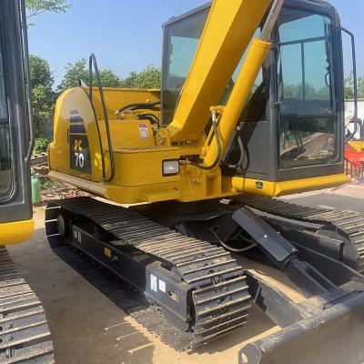 China Multi Function Used Komatsu P70 Excavators 7 Ton Hydraulic Crawler Digger Machine for sale