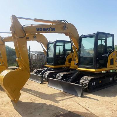 China Multi Function Used Komatsu P70 Excavators 7 Ton Hydraulic Crawler Digger Machine for sale