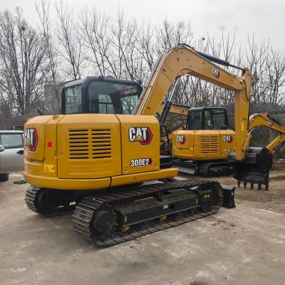 China 8Ton Used Cat 308E Original Engine Excavators 0.35m³ Crawler Tracked Machinery for sale