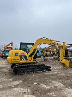 China Used Komatsu P70 Excavators Compact and Versatile 7 Ton Hydraulic Crawler Digger for sale