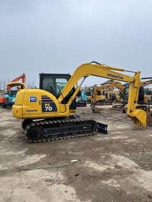 China Used Komatsu P70 Excavators Compact and Versatile 7 Ton Hydraulic Crawler Digger for sale