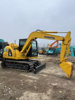 China Used Komatsu P70 Excavators Compact and Versatile 7 Ton Hydraulic Crawler Digger for sale