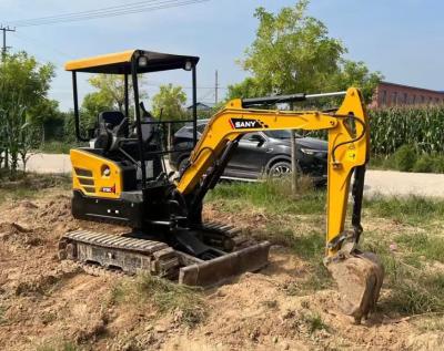 China Sany Brand Mini Used Excavator SY16 2 Ton Small  Crawler Digger for Garden for sale