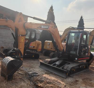 China Good Quality 5 Ton Used  Mini Hydraulic Crawler Excavators SANY SY55C for sale
