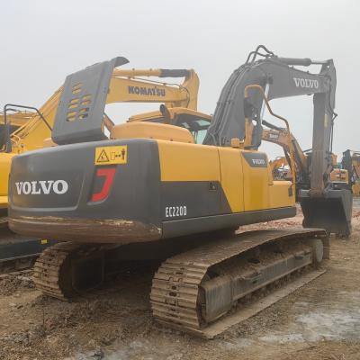 China 22ton Original Engine Used Volvo EC220D Large Excavators Excavating Heavy Equipment for sale