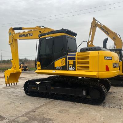 China Used Komatsu Pc160 Excavators Secondhand Earthwork Construction Machinery for sale