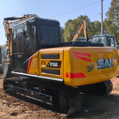 China Nieuwe aankomst SANY 155 Gebruikte middelgrote graafmachine met 15 ton gewicht for sale