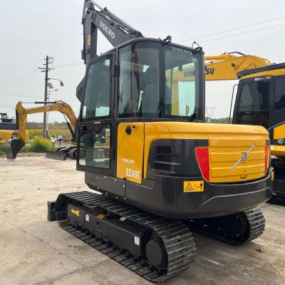 China 2024 Year Used Volvo 60 Excavators EC60C Original Second Hand Small Crawler 6ton for sale