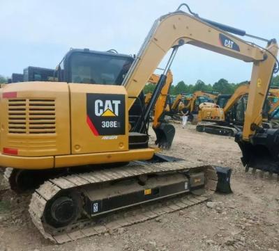 China Neue Ankunft Gebraucht Bagger Katze 308E2 Backhoe Track Bagger 8 Tonnen Baumaschinen zu verkaufen