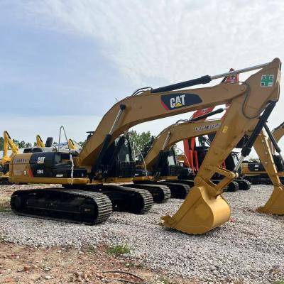China 29 toneladas usadas Cat 329 Excavadora de máquinas pesadas adota escavadoras hidráulicas de trilhos à venda