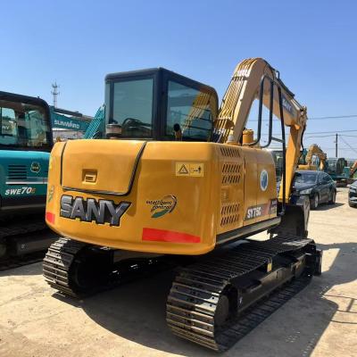 China Excavadoras usadas de 7 toneladas Sany Sy75 Excavadora de rastreo con hoja y EPA en venta