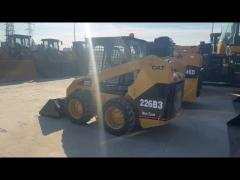 Νέος καταφθάνει χρησιμοποιημένος CAT 226B3 44.7Kw τροχούς Skid Steer Loader για την κατασκευή