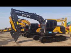 Original Import Used Excavator 14Ton Volvo Ec140 Machine Adopts Hydraulic Digger